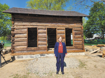 The Questers Corner: 1859 Log Cabin Restoration – SaddleBrooke Progress